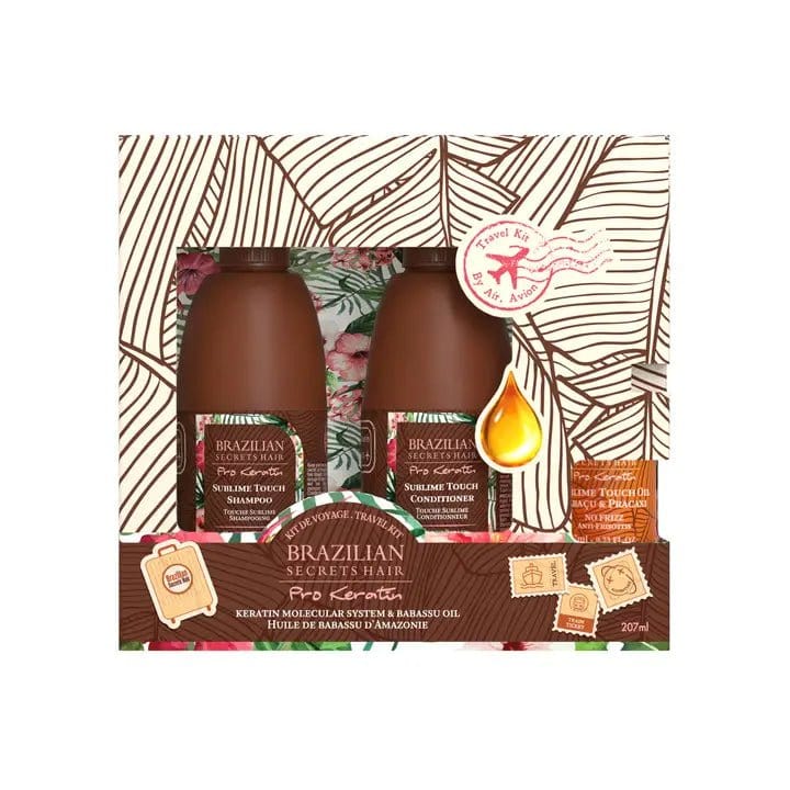 Brazilian Secrets Hair - Kit de voyage Pro Keratin Sublime Touch - 207 ...