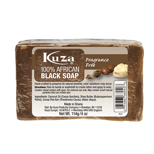 Kuza - 100% African black soap shea Butter - 114g