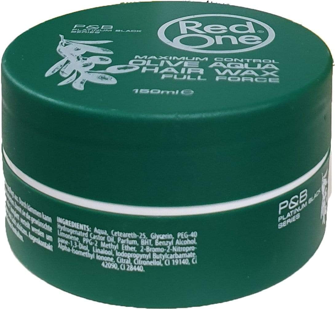 Red One - Olive aqua hair wax - Cire coiffante - 150ml – Ethni Beauty ...