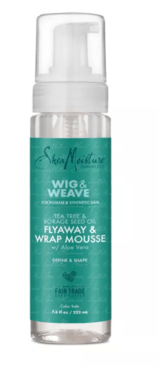 Shea Moisture - Wig & Weave - Mousse capillaire "Flyaway and Wrap" - 2 ...